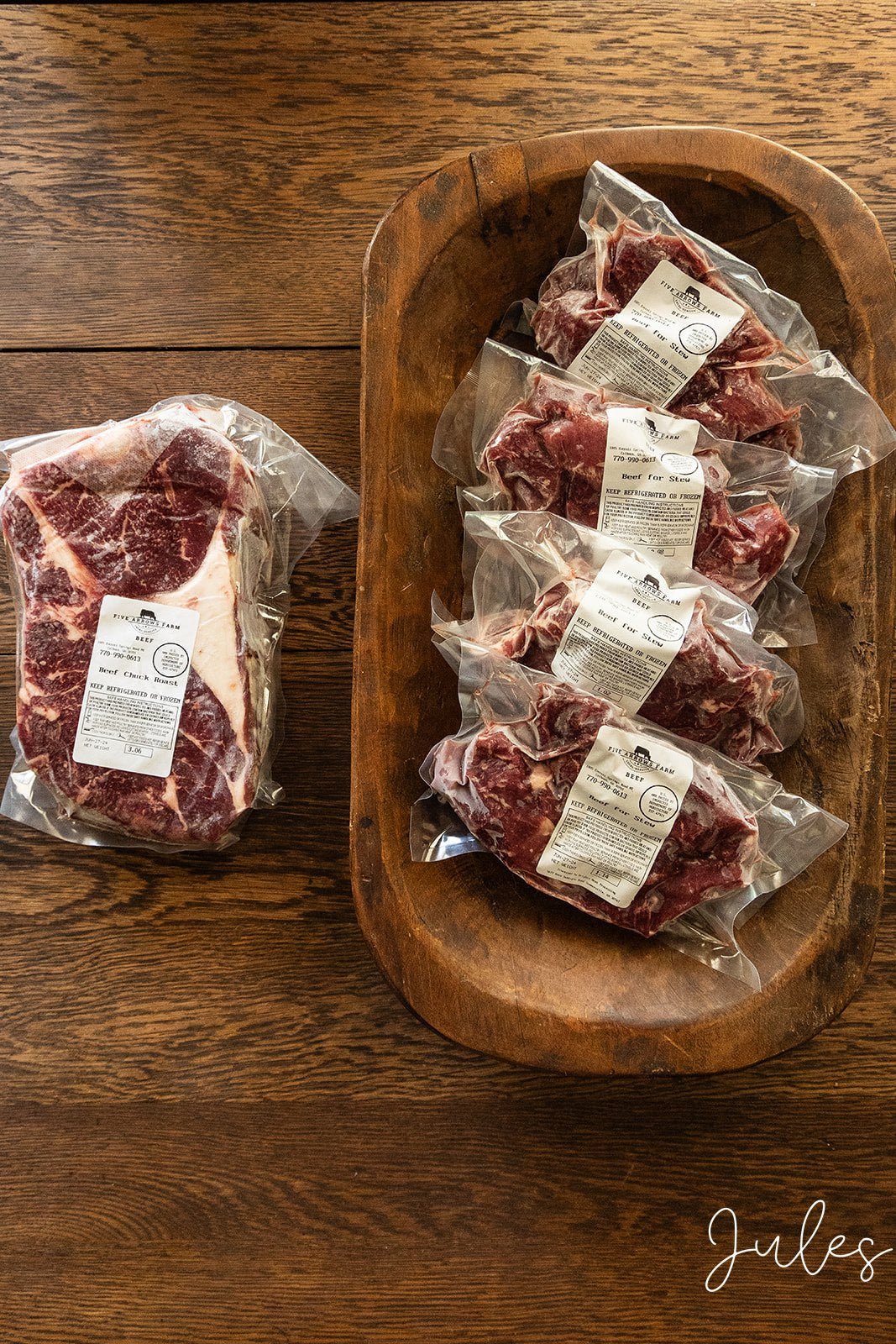 Quarter Beef Share - 100lbs of Beef | Five Arrows Beef | Calhoun, GA ...